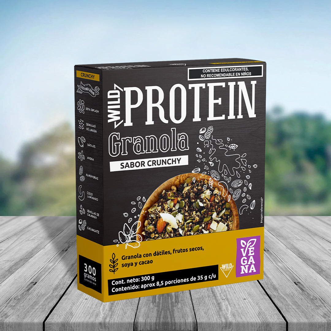 Wild Protein Granola Crunchy (300 grs.) – Wild Foods Colombia